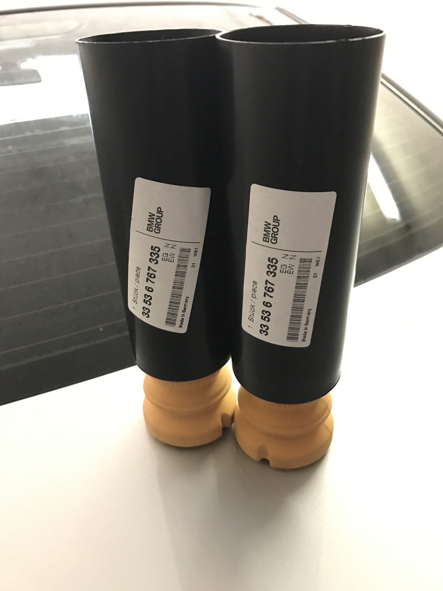 замена отбойников и пыльников задних амортизаторов — BMW 3 series (E90 ...