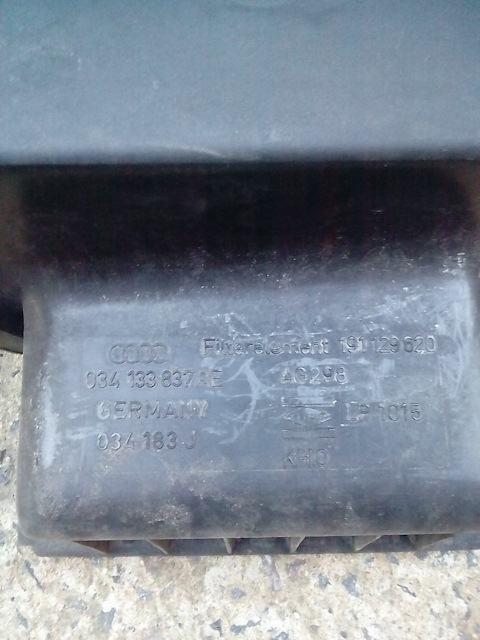 034133837 Воздушный фильтр VAG | Запчасти на DRIVE2