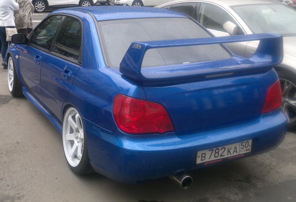D2 STREET+TE37 — Subaru Impreza WRX STI (GD), 2 л, 2004 года | тюнинг ...