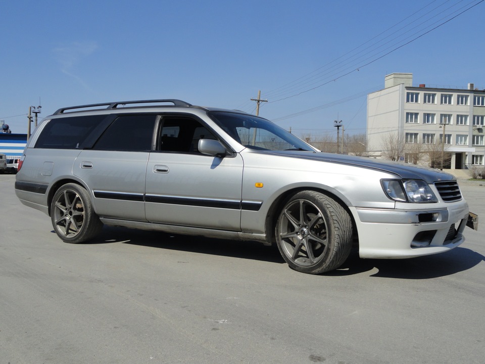 занижение — Nissan Stagea (WC34 Series 1), 2,5 л, 1997 года | стайлинг ...