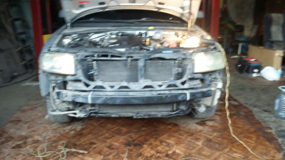 Радиатор — Volkswagen Passat B5, 1,8 л, 2001 года | поломка | DRIVE2