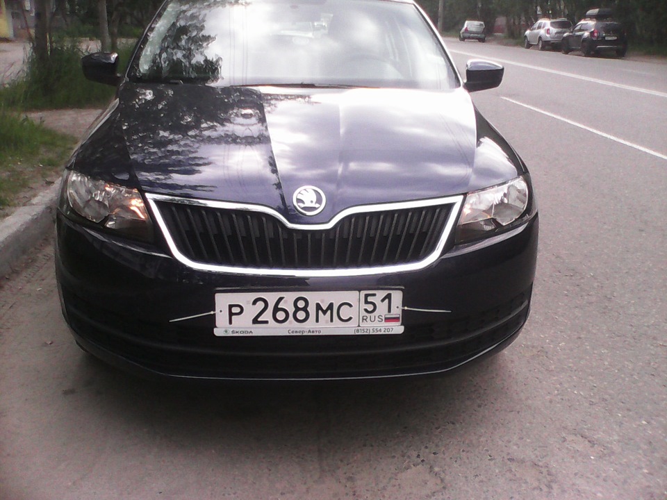 Первые фото и гос.номера — Skoda Rapid (1G), 1,6 л, 2014 года ...