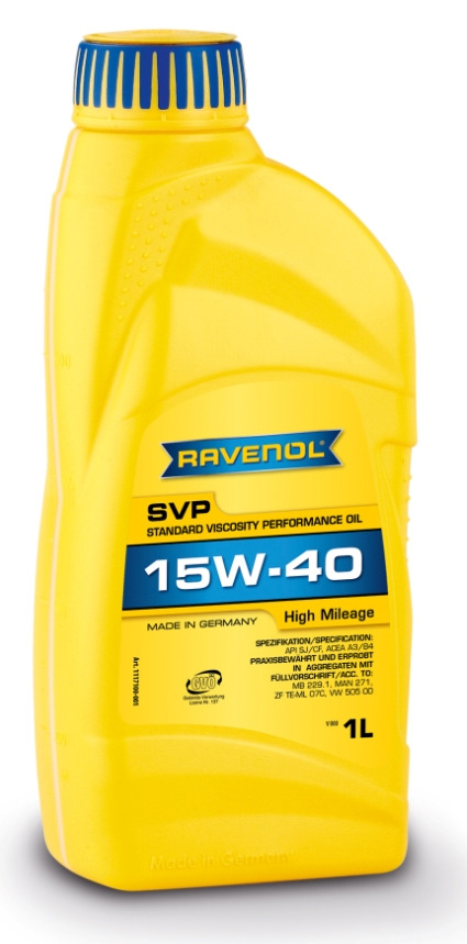Немецкие моторные масла RAVENOL® HIGH MILEAGE. — OEM-OIL на DRIVE2