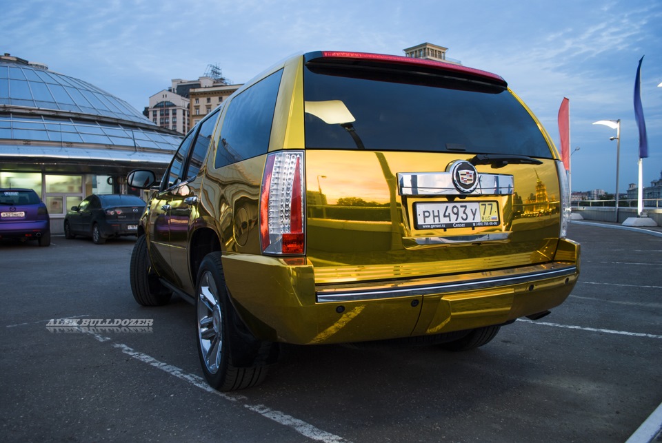 Cadillac Escalade gold — DRIVE2
