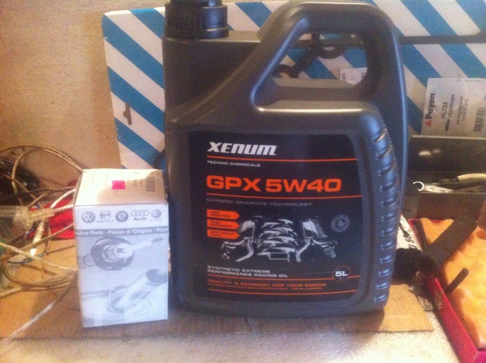 Пробуем новое масло. Xenum GPX 5w40 — Skoda Octavia A4 Mk1, 1,8 л, 2000 года | плановое ТО | DRIVE2