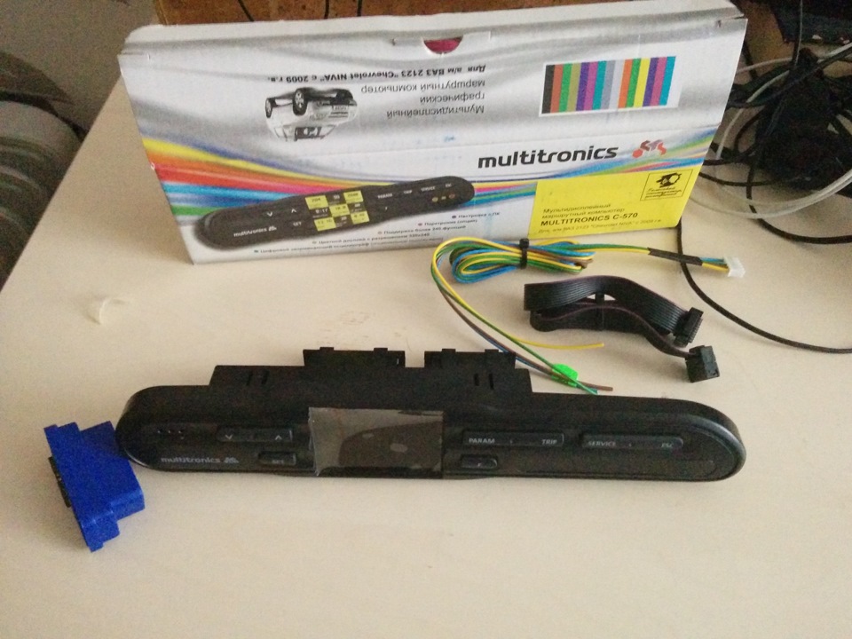 Multitronics C-570 — Chevrolet Niva (1G), 1,7 л, 2008 года | аксессуары | DRIVE2