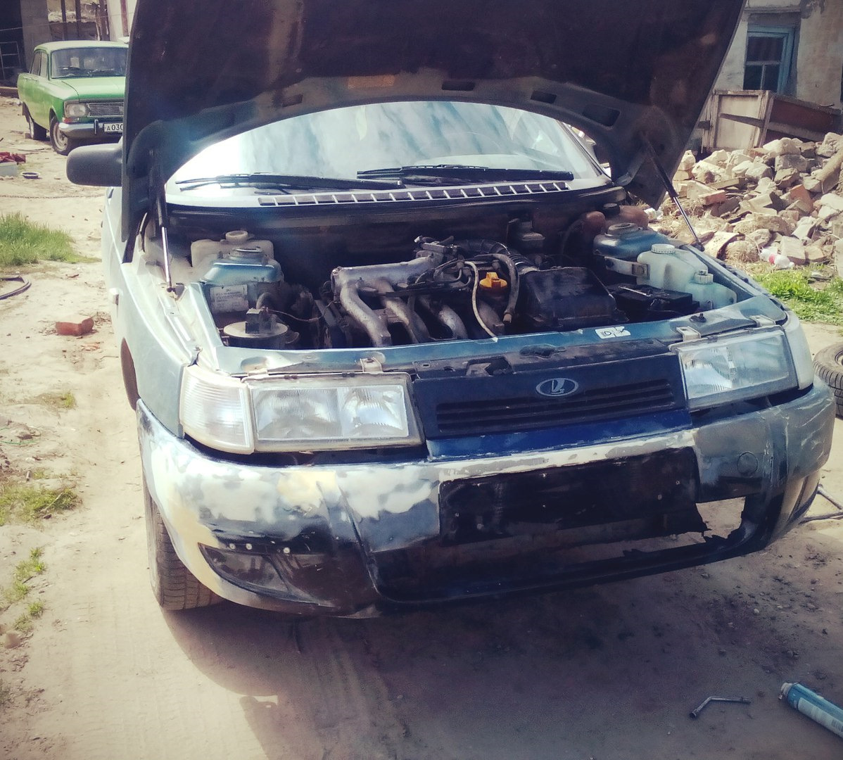 Бампера SE от Приоры 2 на ВАЗ 2112 ч.3 — Lada 21120, 1,5 л, 2002 года | тюнинг | DRIVE2