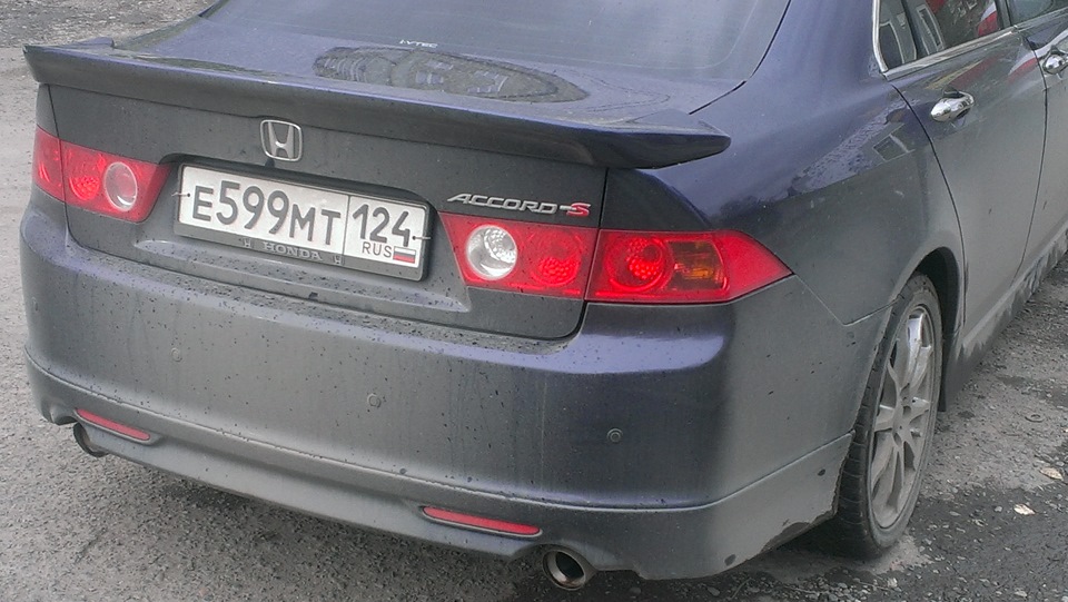 Утка! — Honda Accord (7G), 2,4 л, 2007 года | стайлинг | DRIVE2