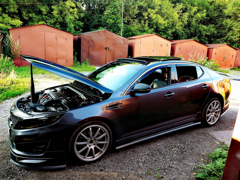 Капот в цвет? — KIA Optima (3G), 2,4 л, 2014 года | стайлинг | DRIVE2