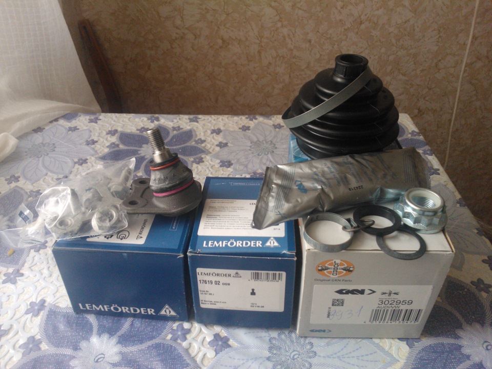 Заменил шаровые и пыльник ШРУСа… — Volkswagen Golf Mk4, 1,6 л, 1999 ...