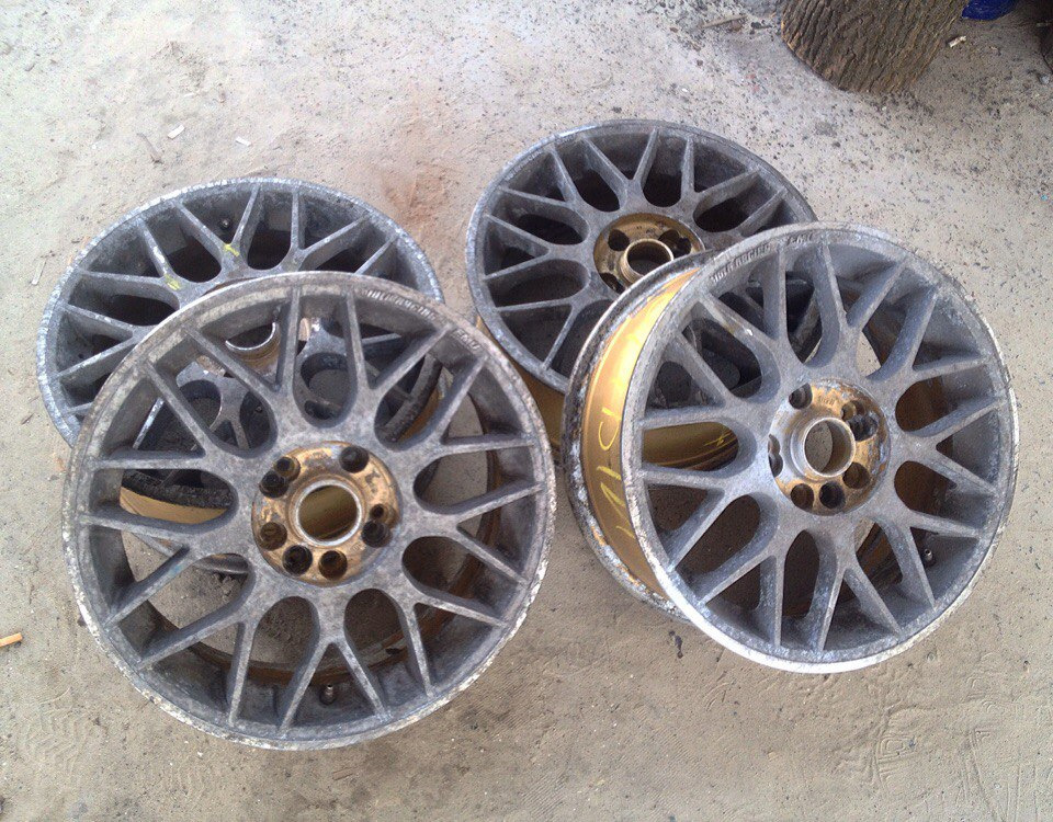 Восстановление дисков Volk racing emu r17 j8 et45 в мастерской Workshop ...