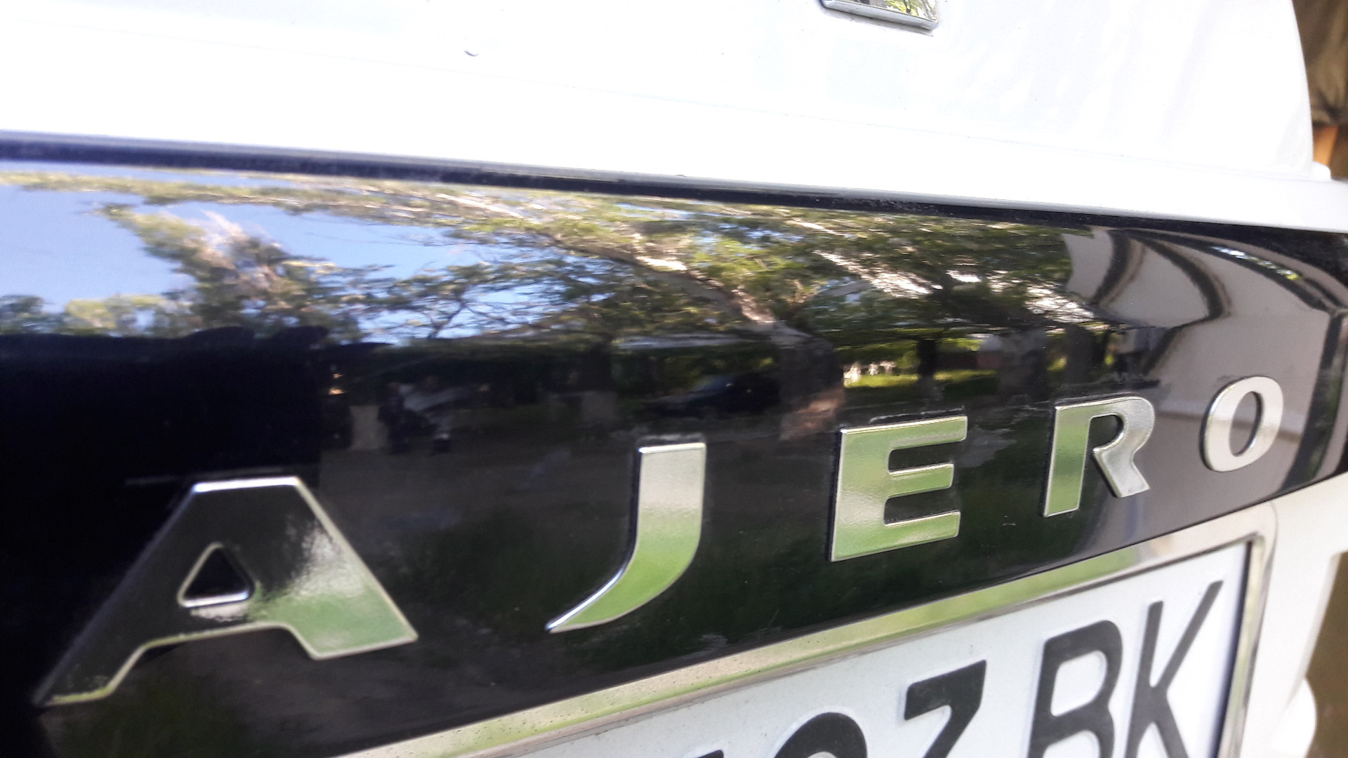 Новые буквы — Mitsubishi Pajero (4G), 3,2 л, 2010 года | аксессуары ...