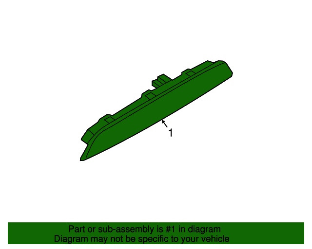 8334A113 ФОНАРЬ СТОП-СИГНАЛА ДОПОЛНИТ.В СБОРЕ Mitsubishi | Запчасти на ...