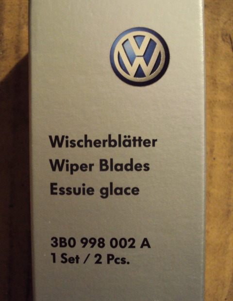 3B0998002A Щетки стеклоочистителя VAG | Запчасти на DRIVE2