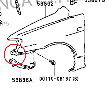 Габаритная палочка (Процесс установки) — Toyota Corolla Spacio (E110 ...