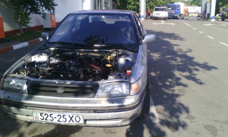 Всё-таки она на бензине ездит… — Subaru Legacy (BC/BJ/BF), 2 л, 1994 ...