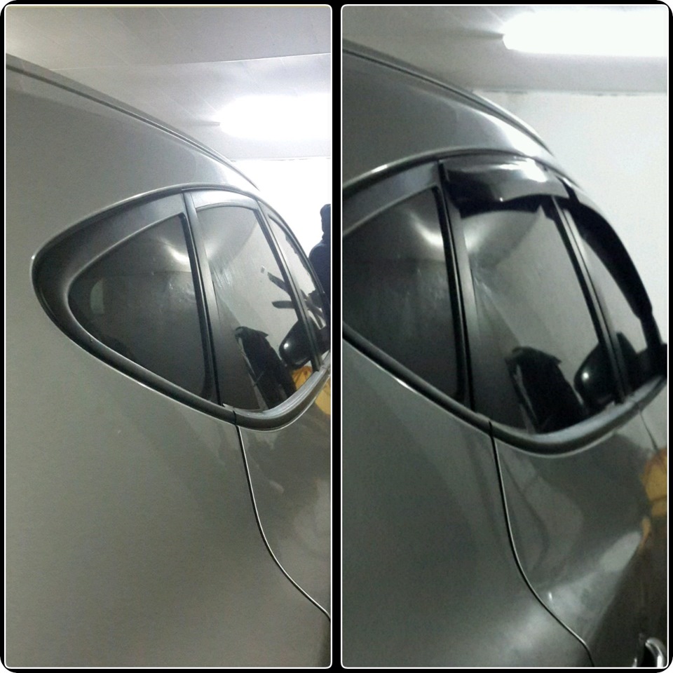 Дефлекторы окон — Hyundai ix35, 2 л., 2011 года | тюнинг | DRIVE2
