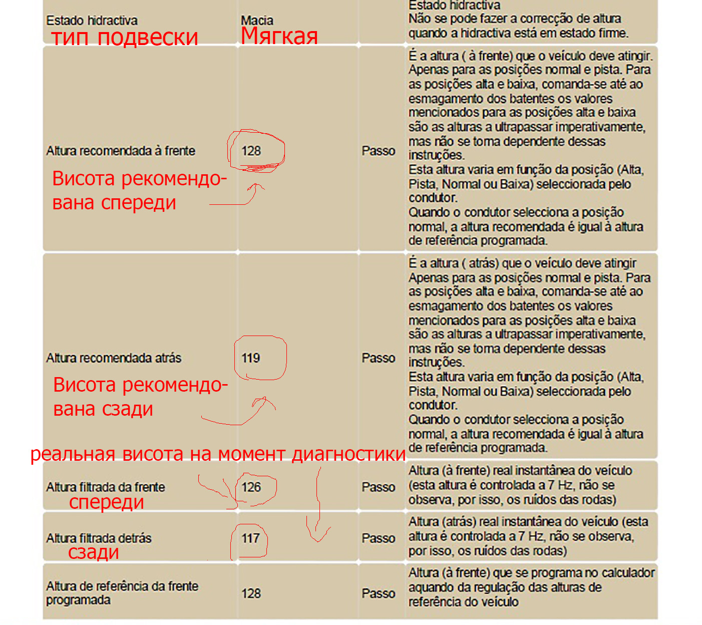Точная высота гидроактива — фабричная — Citroen C5 (2G), 2 л, 2009 года ...