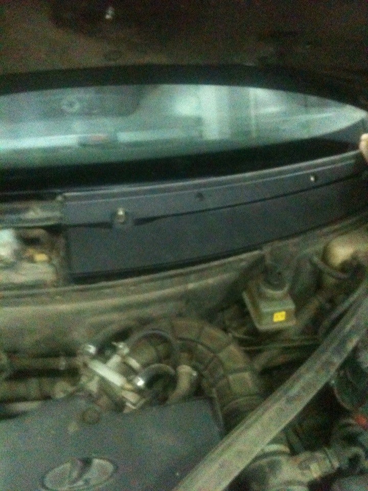 Жабо от новой Приоры — Lada Приора седан, 1,6 л, 2009 года | аксессуары ...
