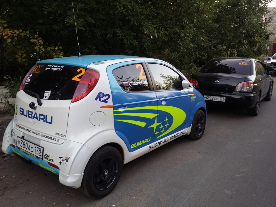 Небольшие доработки — Subaru R2, 0,7 л., 2004 года | аксессуары | DRIVE2