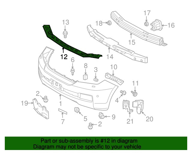 5252160080 ВЕРХ.ПЛАНКА БАМПЕРА TOYOTA LEXUS | Запчасти на DRIVE2