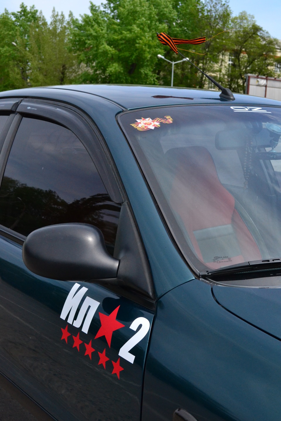 День Победы 2014 — Daewoo Sens, 1,3 л, 2003 года | фотография | DRIVE2