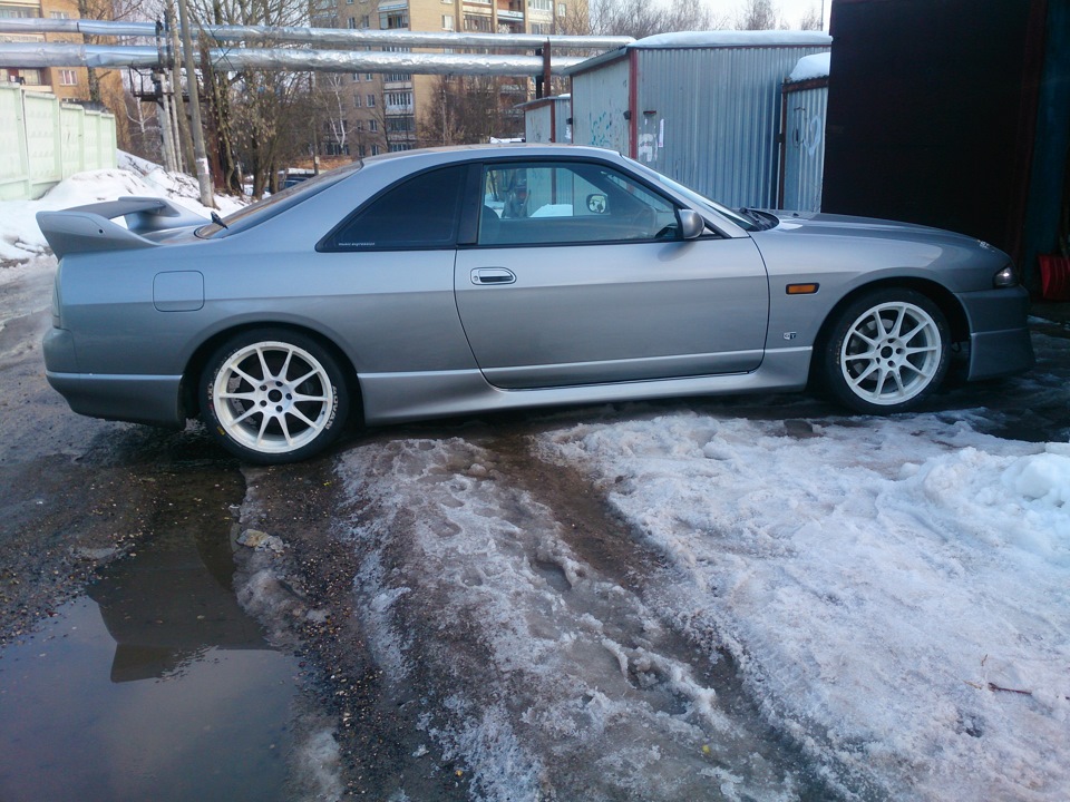 боевой комплект колес Enkei Termac + Advan A005 — Nissan Skyline (R33 ...