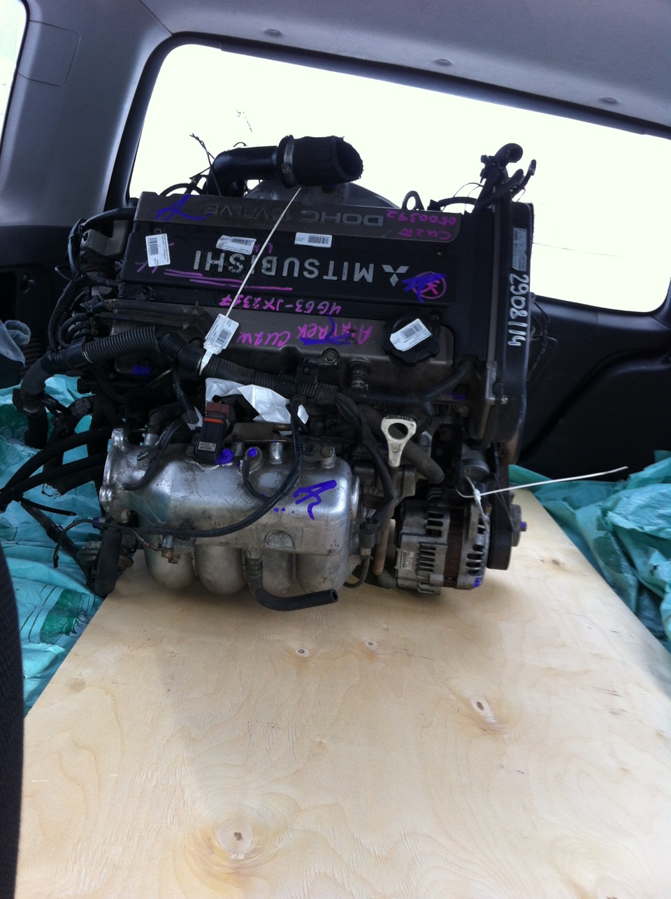 Прикупил ДВС — Mitsubishi Airtrek Turbo, 2 л, 2003 года | запчасти | DRIVE2