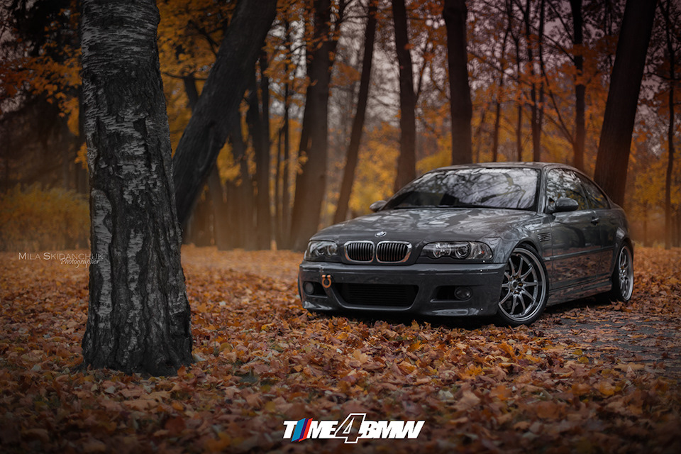 Autumn & BMW M3 — BMW M3 Coupe (E46), 3,2 л, 2006 года | фотография | DRIVE2