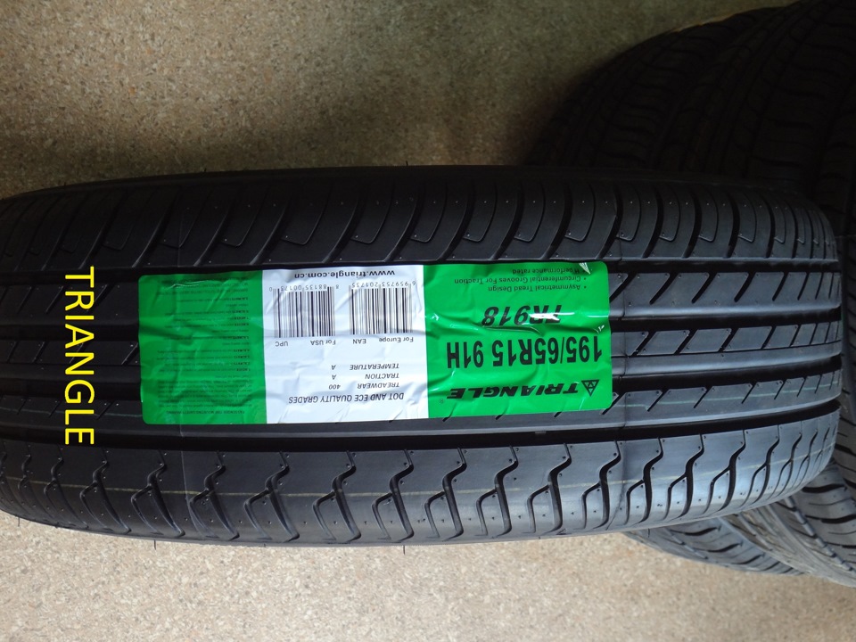 Triangle — Nissan Wingroad (Y11), 1,5 л, 2001 года | шины | DRIVE2