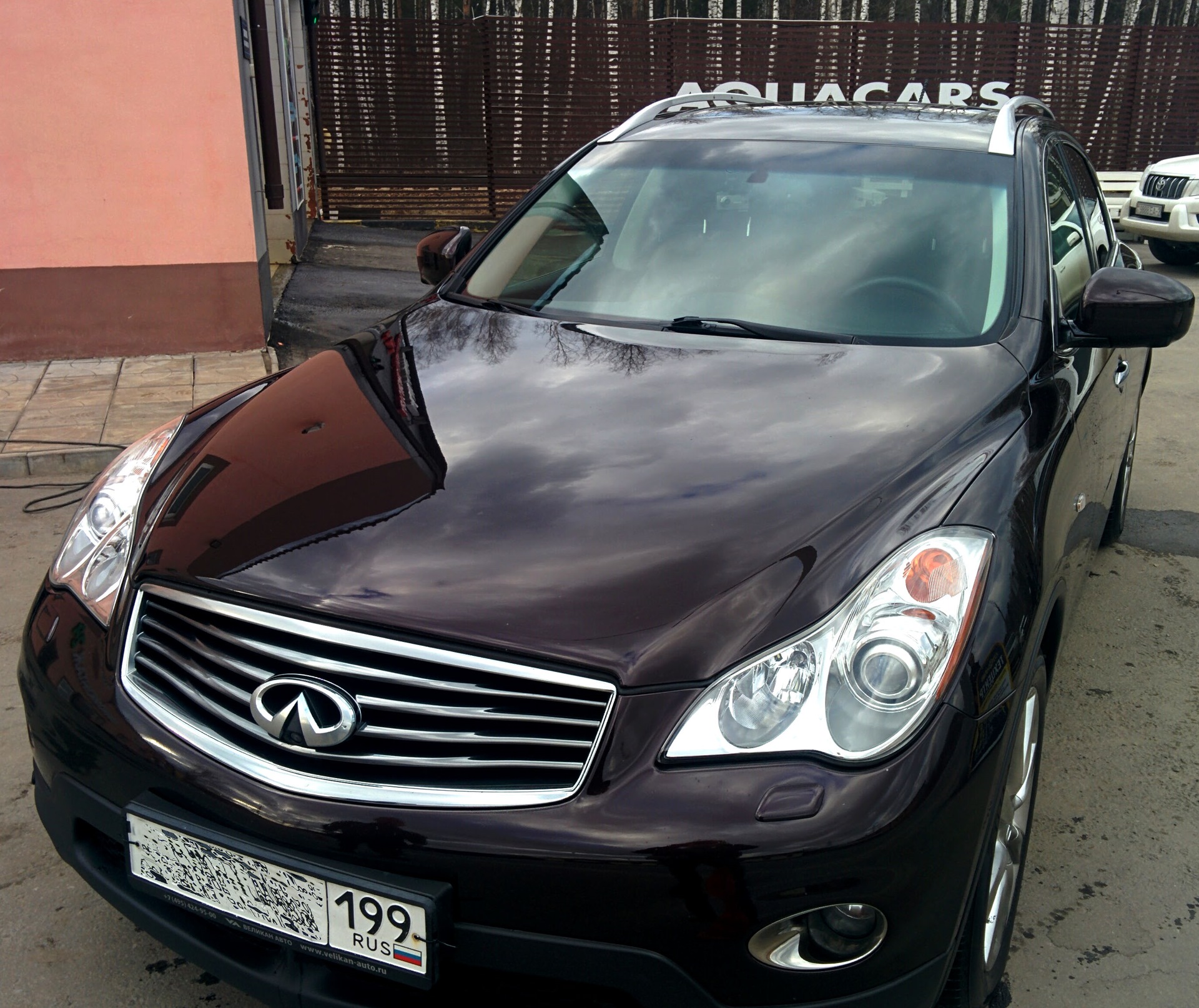 После мойки — Infiniti EX, 3,5 л, 2008 года | фотография | DRIVE2