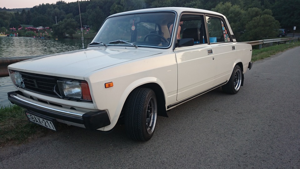 Suspension and height optimisation. Got lowered. — Lada 2105, 1,8 л ...