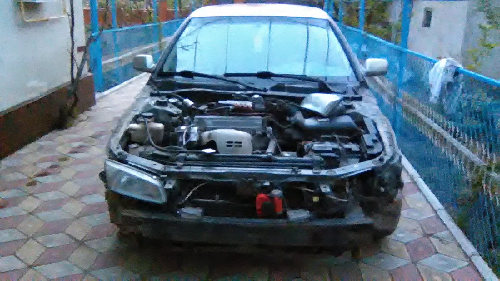 Ремонт навесов капота и заодно бампера! — Toyota Camry (XV20), 2,2 л ...