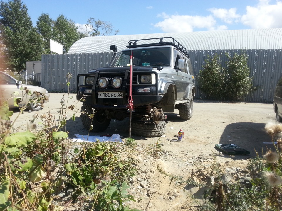 XXVII. Замена колодок и сайлетблоков панар — Toyota Land Cruiser Prado ...