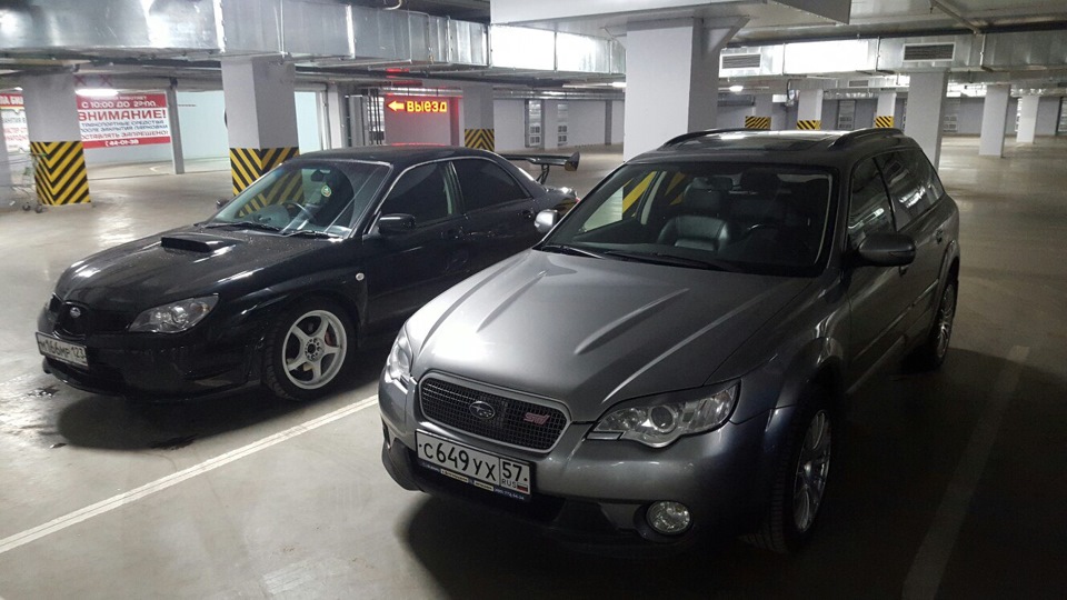 И снова субавстреча — Subaru Outback (BP), 3 л, 2007 года | встреча ...