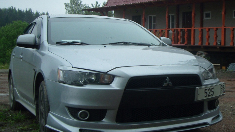 Mitsubishi Lancer X 2.0 бензиновый 2007 | silver style на DRIVE2