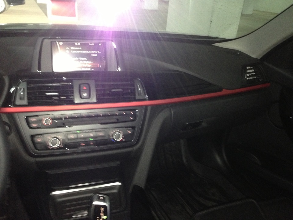 Замена стоковых планок салона на спорт — BMW 3 series (F30), 2 л, 2014 ...