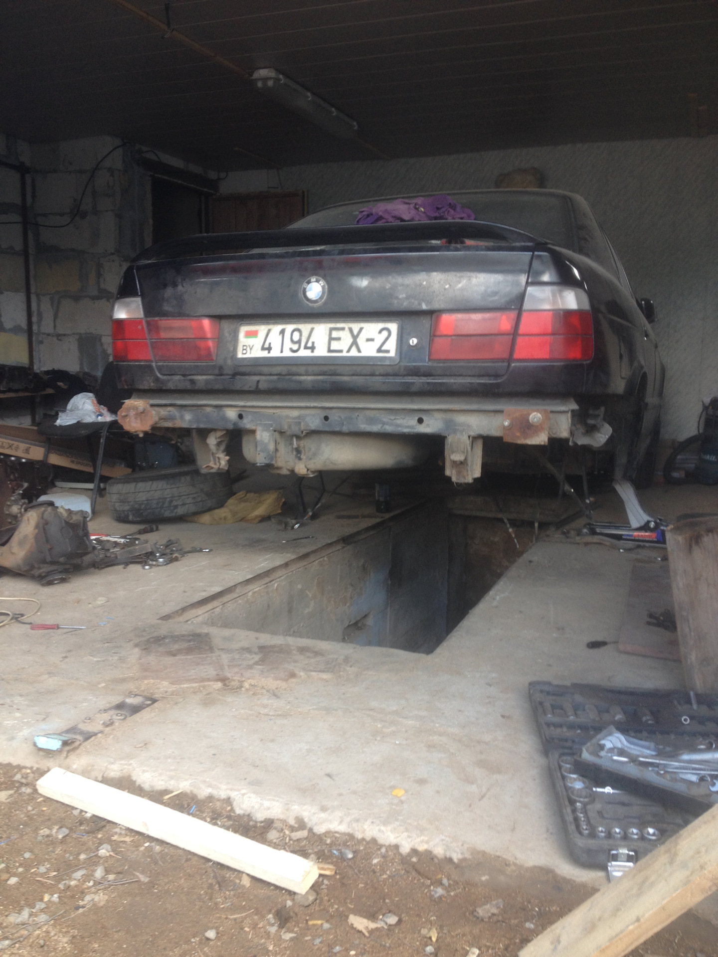 Обновление задней подвески — BMW 5 series (E34), 3 л, 1992 года ...