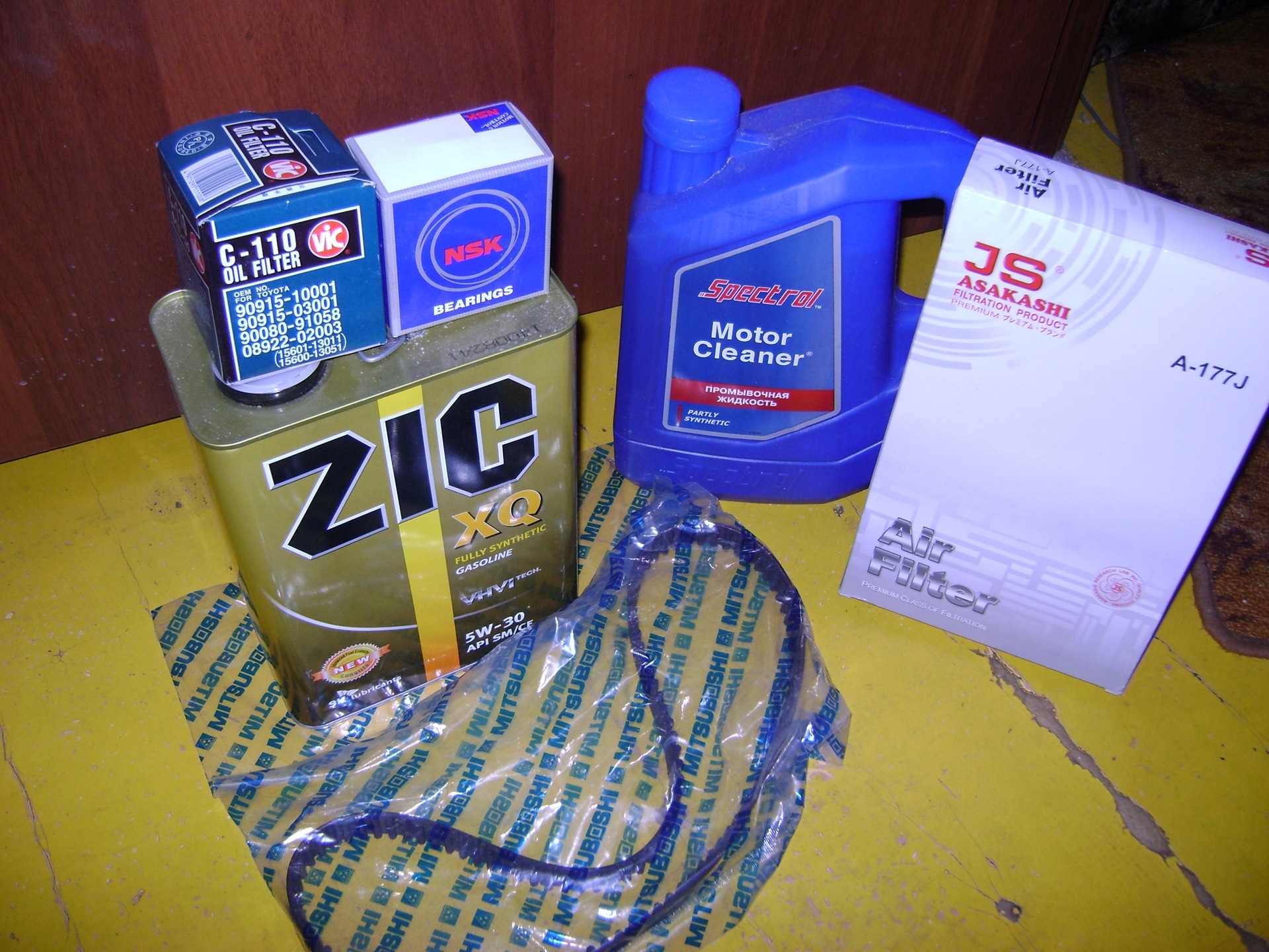 Расходники и новые пружины — Toyota Corolla (100), 1,5 л, 1997 года ...