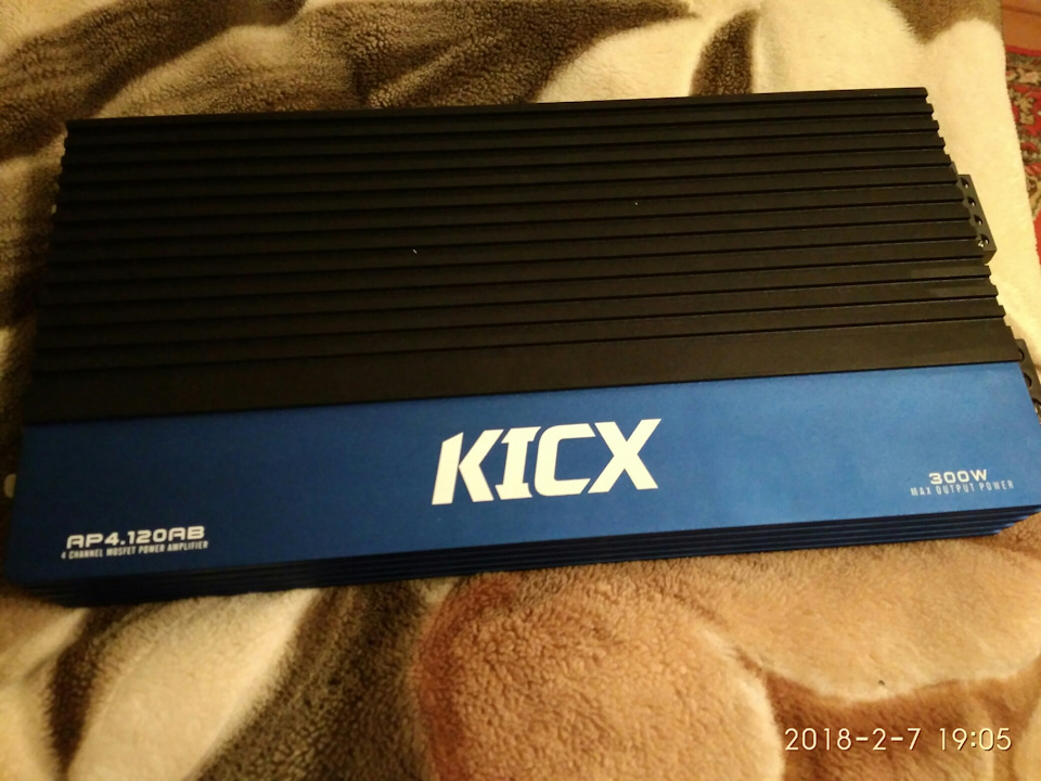 №37 Новая игрушка Kicx AP 4.120AB — Lada 210740, 1,6 л, 2011 года | автозвук | DRIVE2