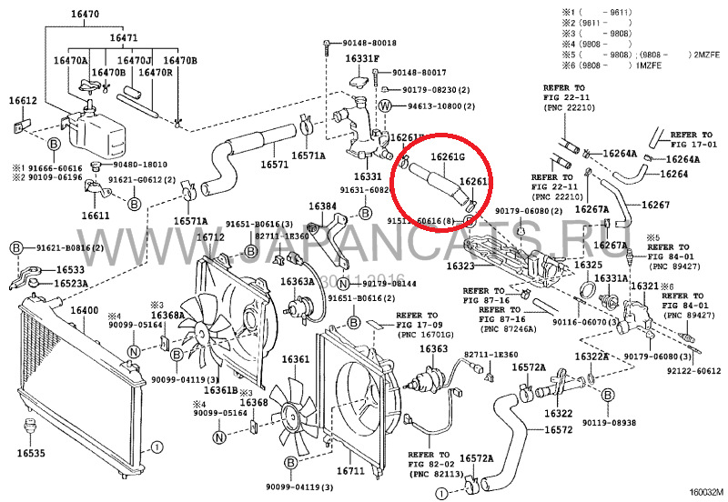 Лопнул патрубок охлаждающей жидкости. — Toyota Camry (XV20), 3 л, 2000 ...