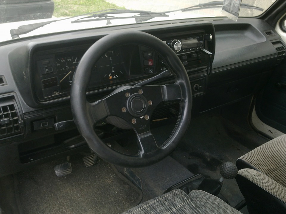 Руль raid — Volkswagen Golf Mk1, 1,1 л, 1983 года | стайлинг | DRIVE2