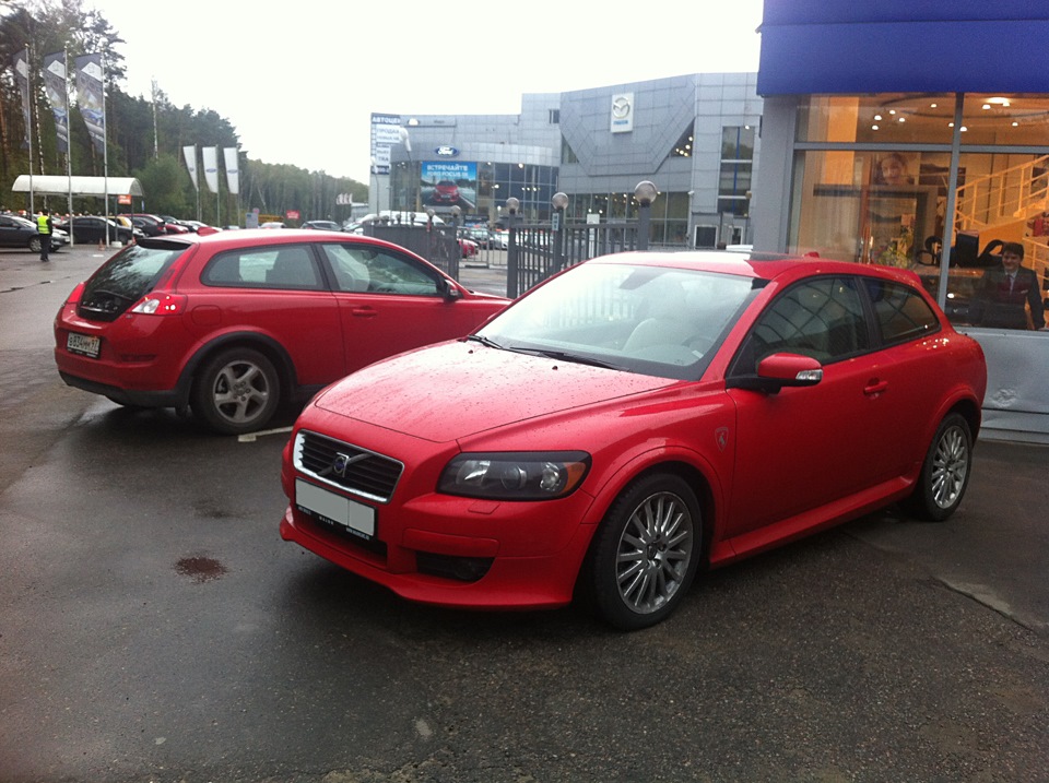 Volvo C30). — Volvo C30, 2,4 л, 2007 года | фотография | DRIVE2