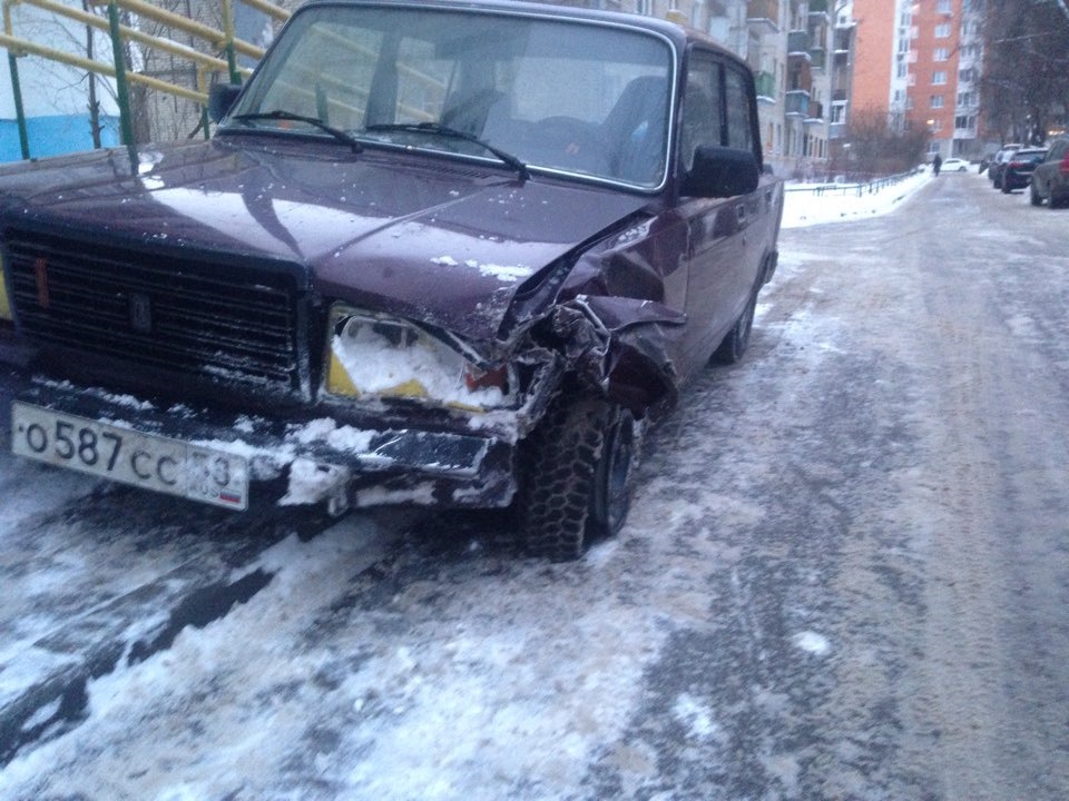 Дурак дураком — Lada 21073, 1,6 л, 2008 года | ДТП | DRIVE2