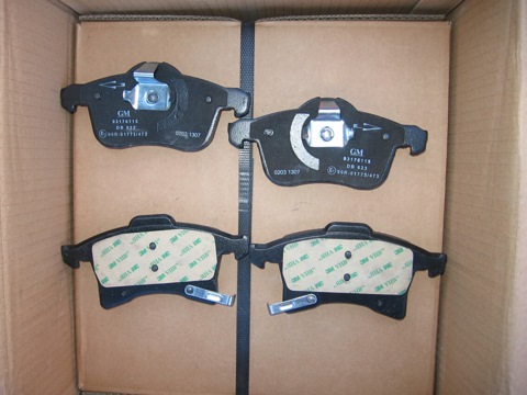 93176115 Колодки тормозные дисковые комплект GM | Запчасти на DRIVE2
