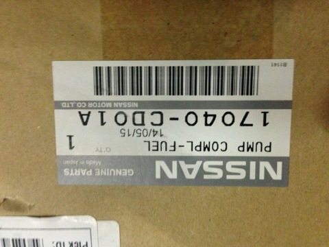 17040CD01A Модуль в сборе с бензонасосом NISSAN INFINITI | Запчасти на ...