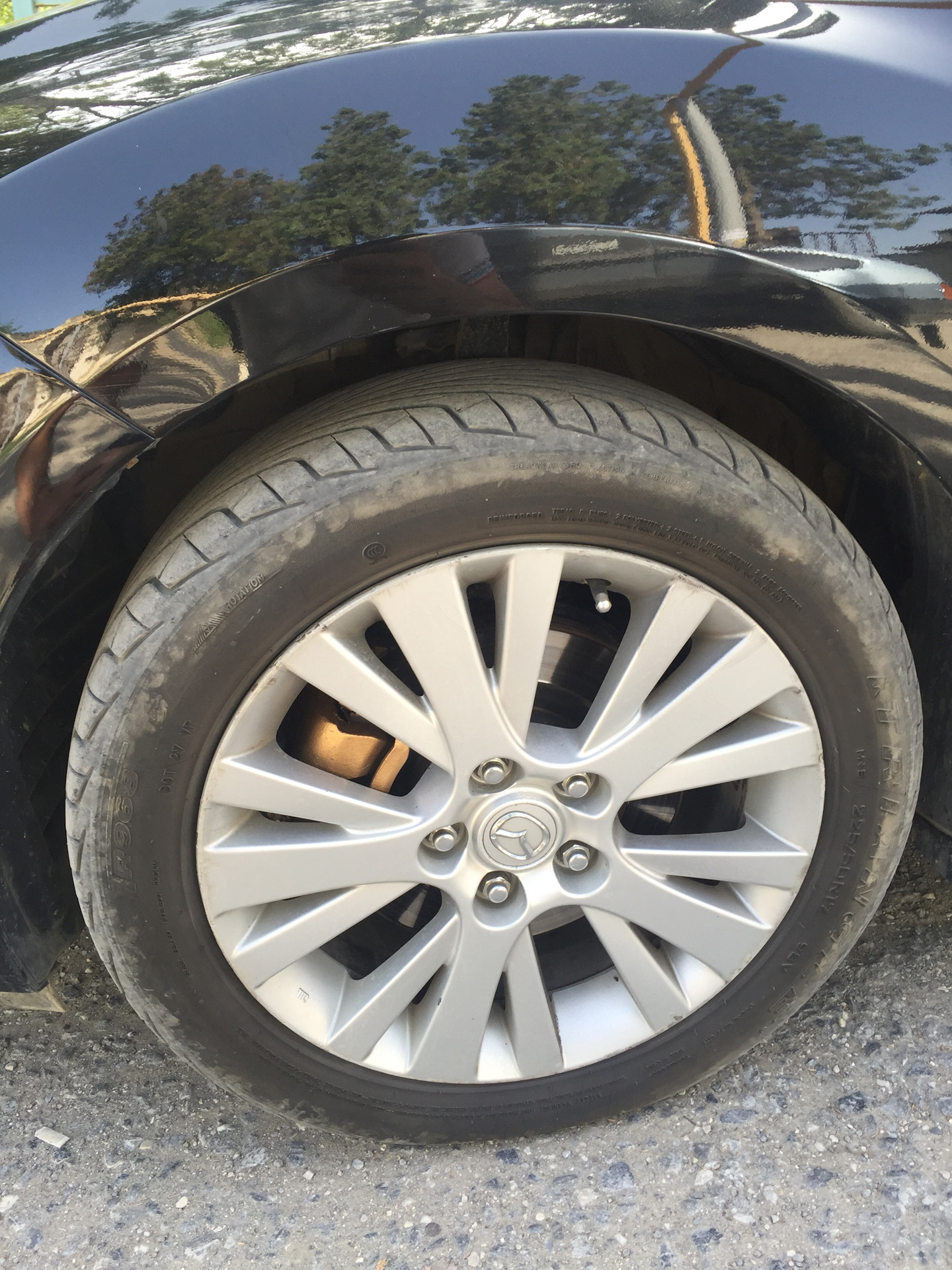 Золотые суппорта душу мою радуют) — Mazda 6 (2G) GH, 2 л, 2008 года ...