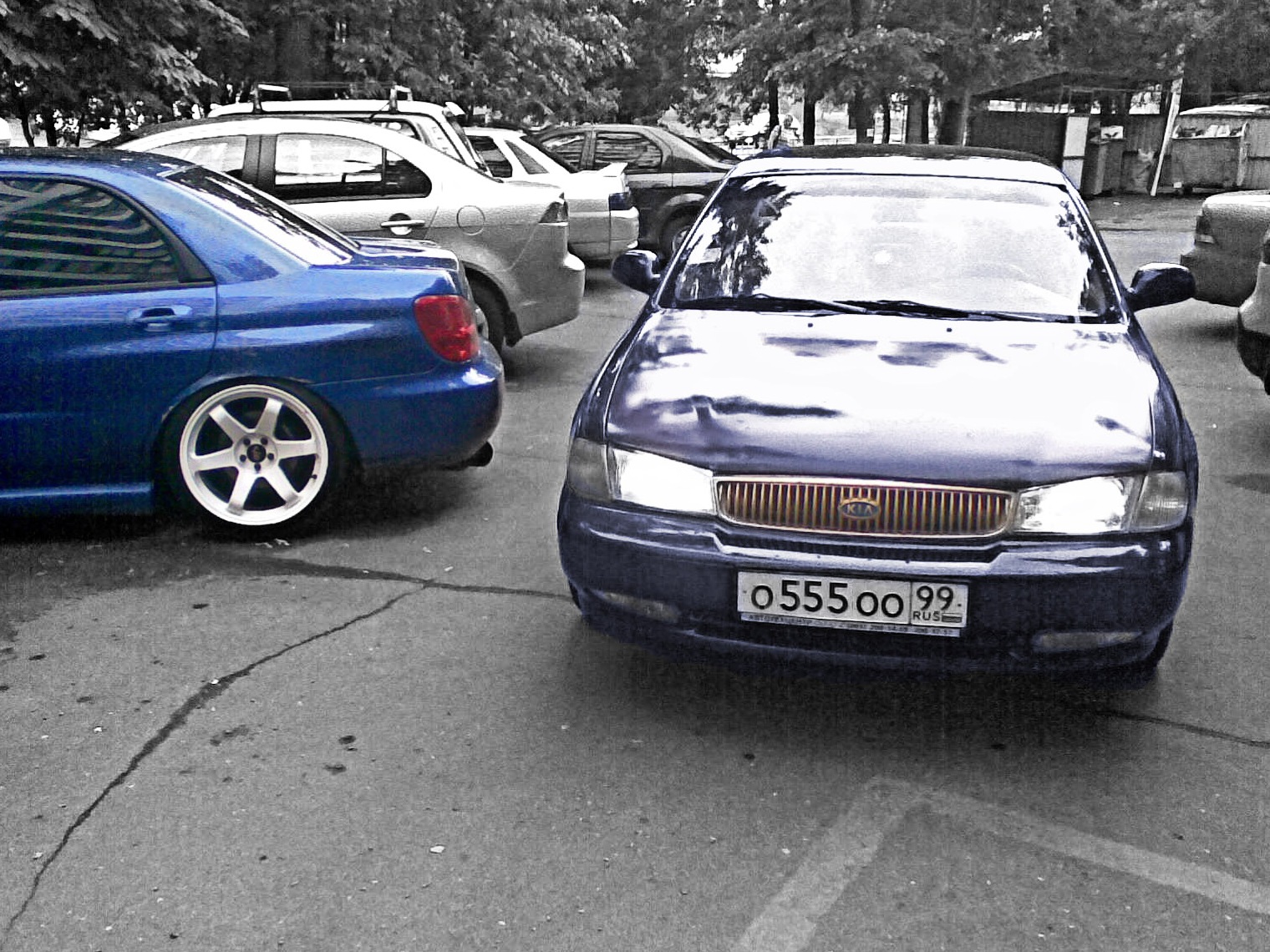 в гостях у низкой субы — KIA Clarus, 2 л, 1998 года | встреча | DRIVE2