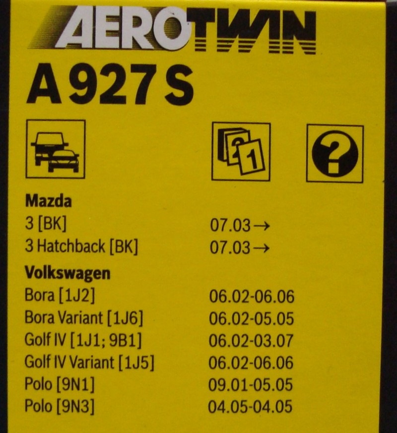 Заменил комплект щёток дворников — Mazda 3 (1G) BK, 1,6 л, 2006 года ...