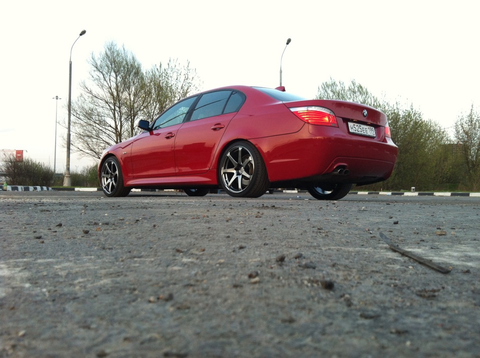 Yokohama Advan AVS model f7 — BMW 5 series (E60), 2,5 л, 2008 года ...